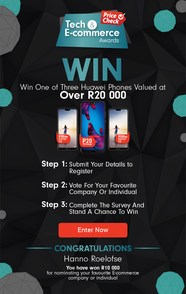 FINALIST! PriceCheck Tech & E-commerce Awards! - Jumpstarter Crowdfunding